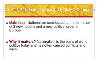 Europe Chapter 24 (Revolutions, Nationalism, Art) | PPTX