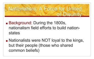 Europe Chapter 24 (Revolutions, Nationalism, Art) | PPT