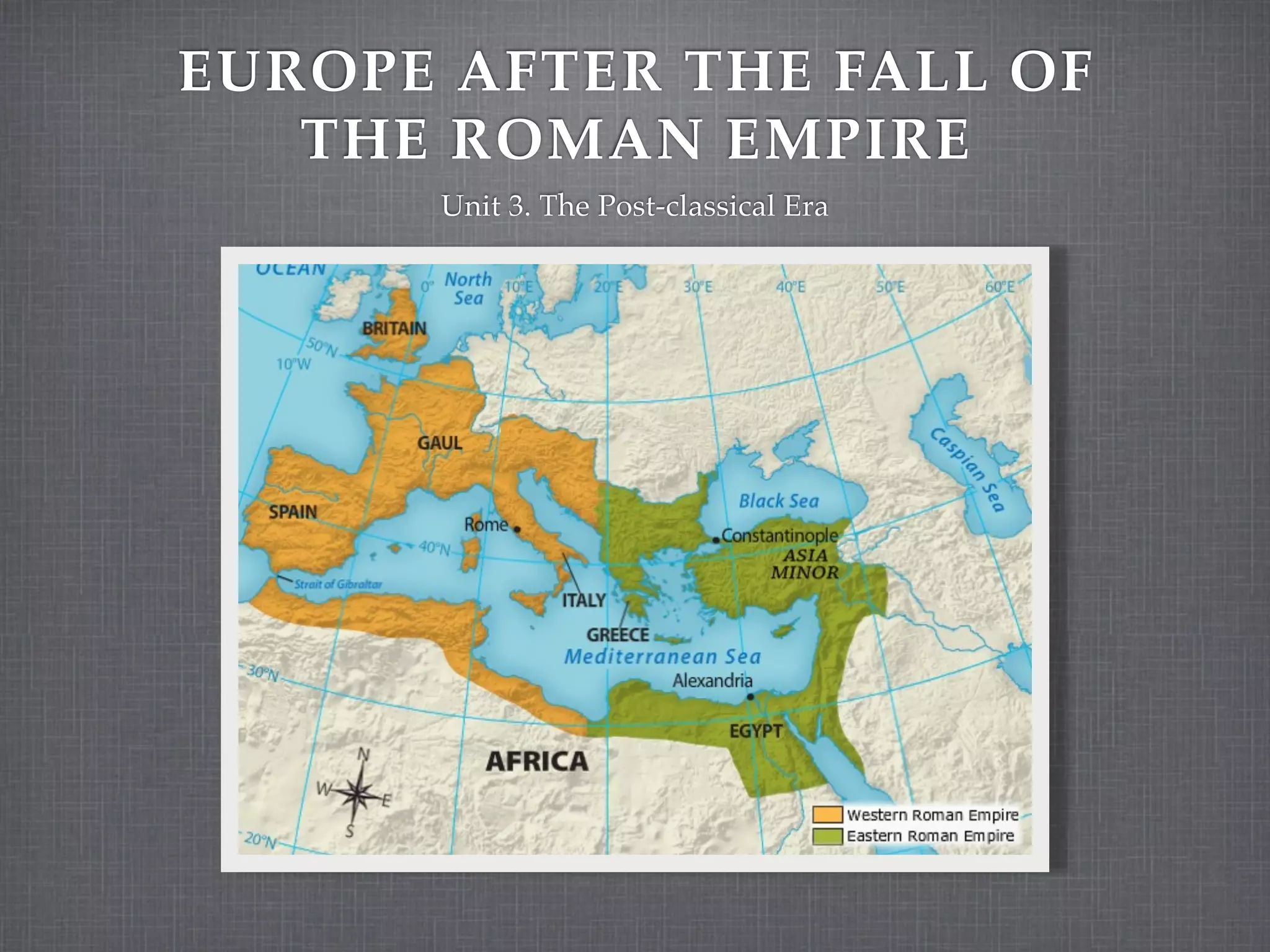 Europe After the Fall of the Western Roman Empire | KEY