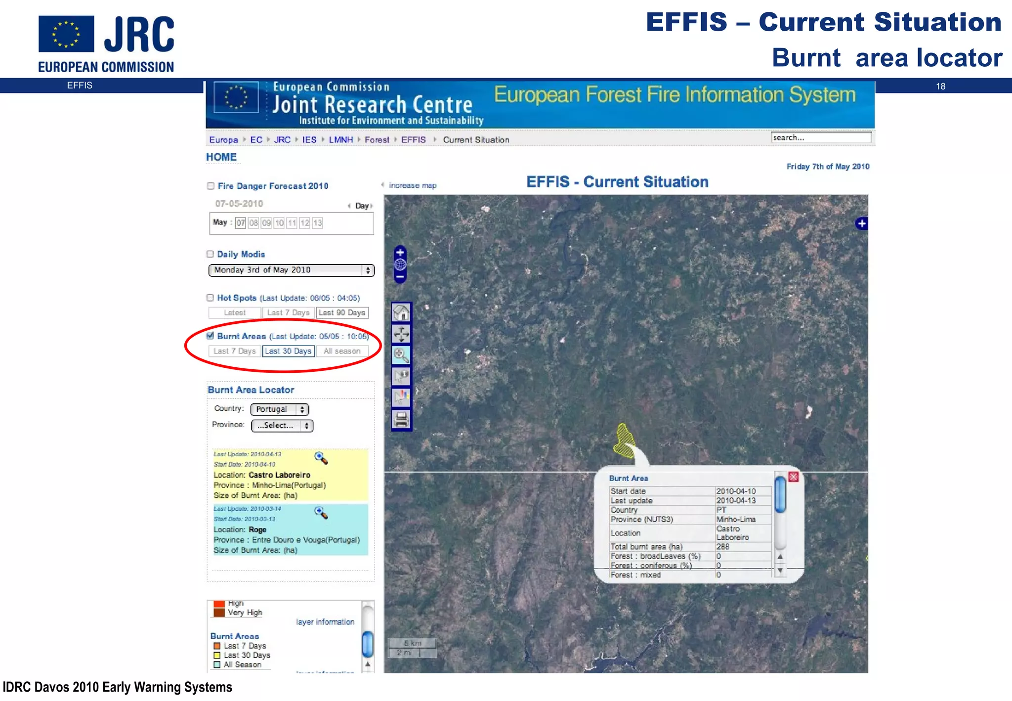 European Forest Fire Information System (EFFIS) | PPT