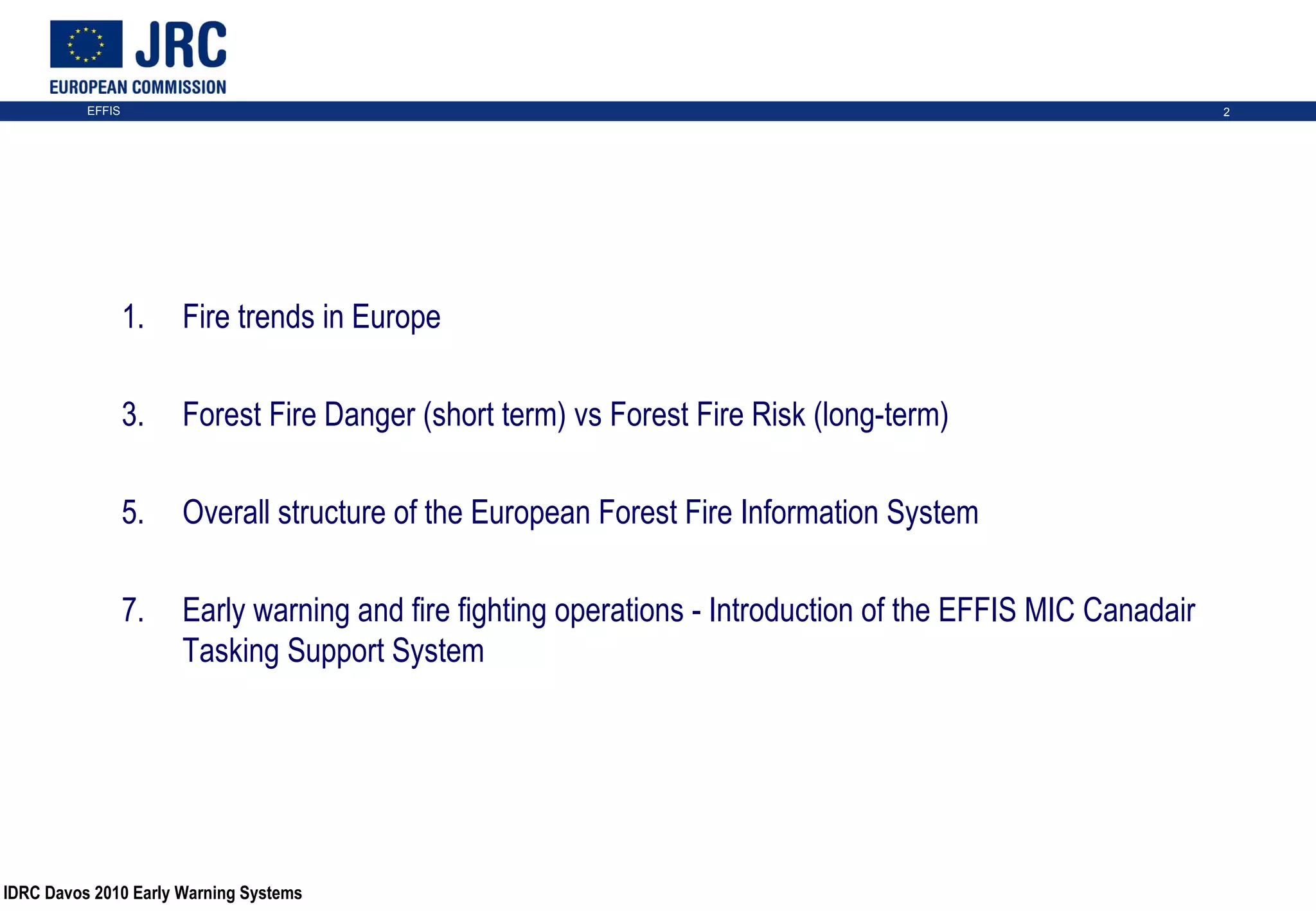 European Forest Fire Information System (EFFIS) | PPT