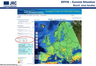 European Forest Fire Information System (EFFIS) | PPT | Weather | Science