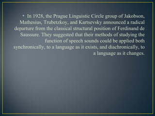 European linguistics in the 20th century | PPT