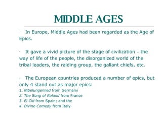 European Lit | PPT