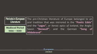 European Literature | PPTX