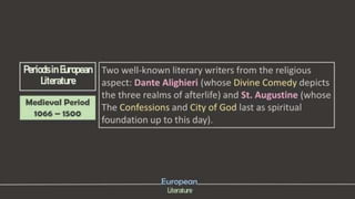European Literature | PPTX