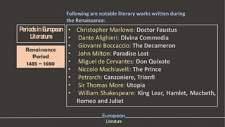 European Literature | PPTX