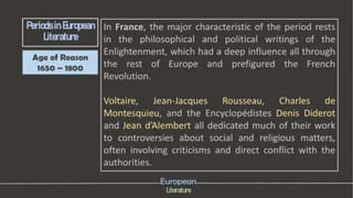 European Literature | PPTX