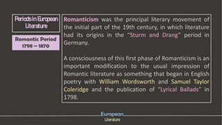 European Literature | PPTX
