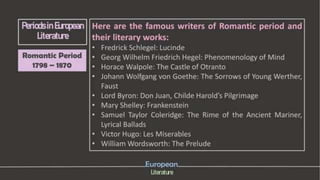 European Literature | PPTX