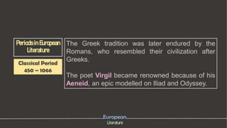 European Literature | PPTX