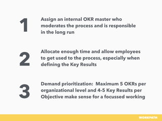 The European OKR Guide | PDF