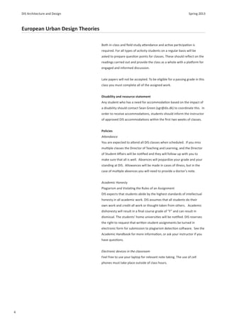 EUDT - European urban design theory - spring 2013 | PDF | Europe Travel ...