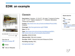 Data modelling at Europeana and DM2E - SMW13 | PPT