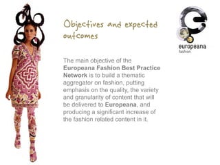 Europeana Fashion presentation @eurfashion14 | PPT
