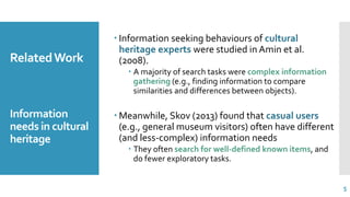 Europeana: What Users Search For and Why | PPTX