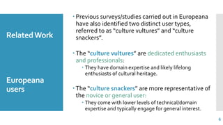 Europeana: What Users Search For and Why | PPTX