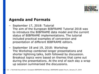 European BIBFRAME Workshop | PDF