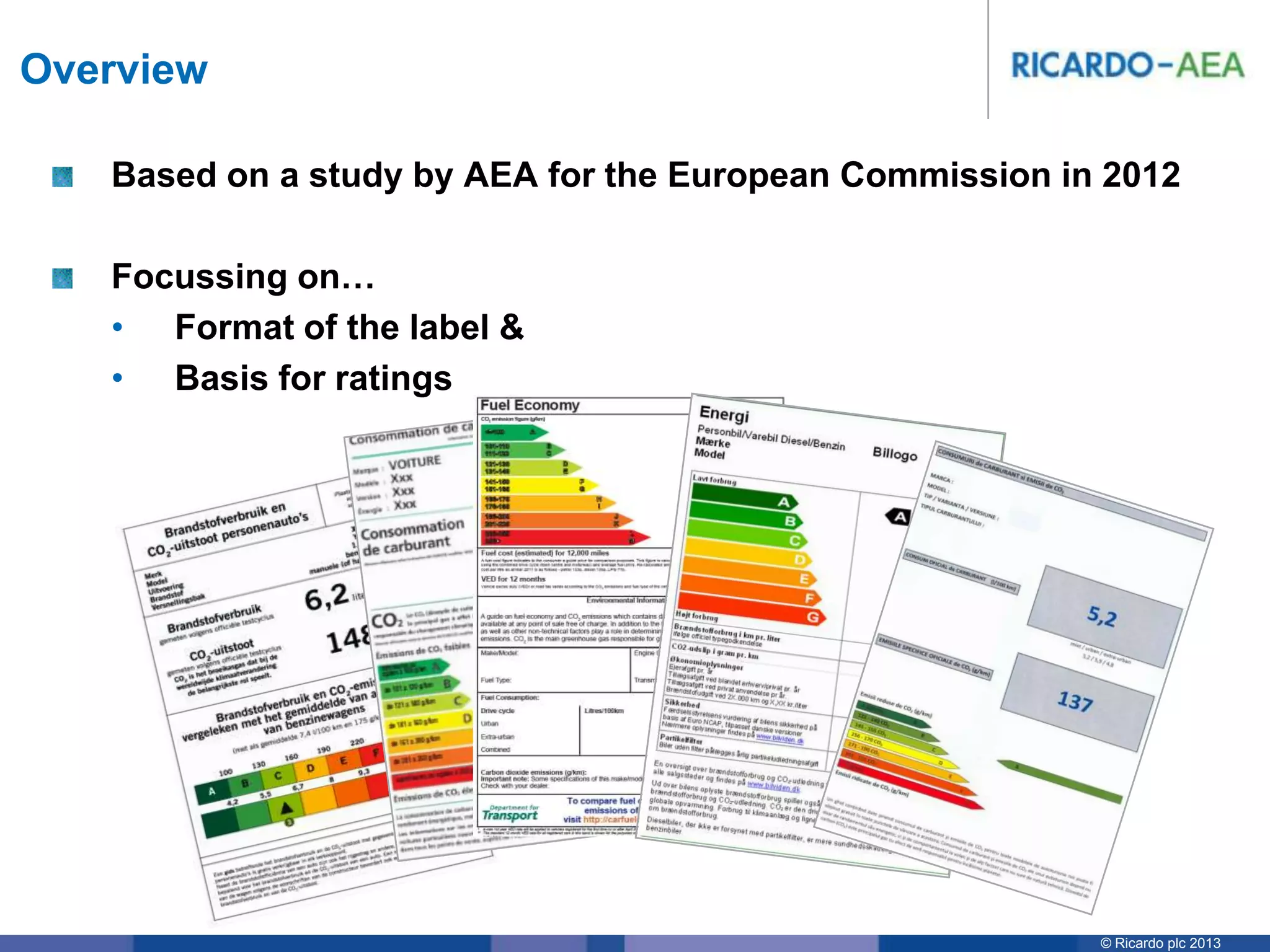 Car CO2 labelling - overview and best practice | PPTX | Automotive Industry | Industries