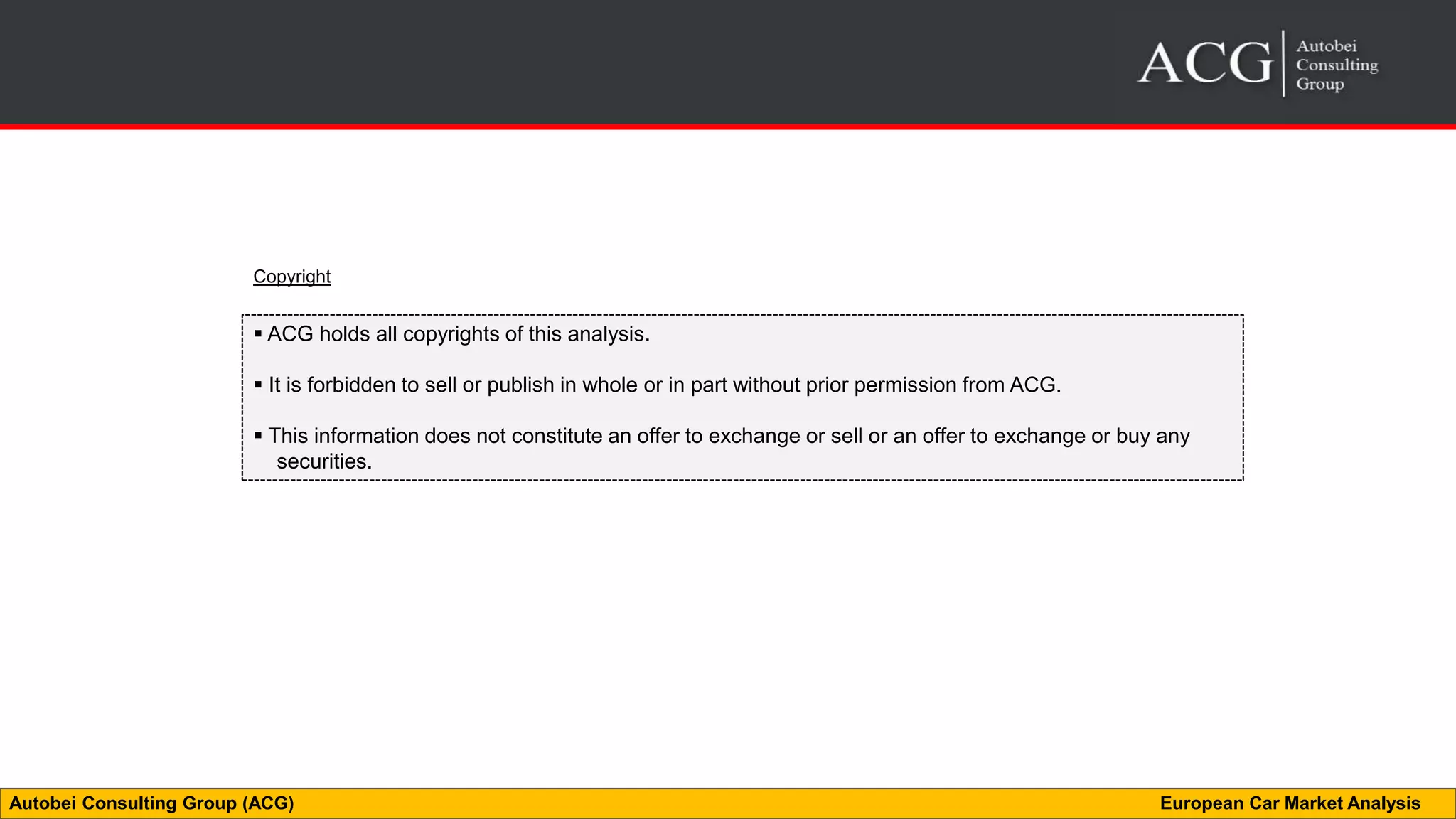 European Car Market Analysis | PPTX