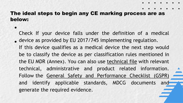 CE Marking for Medical Devices: Europe’s Pathway | PPTX