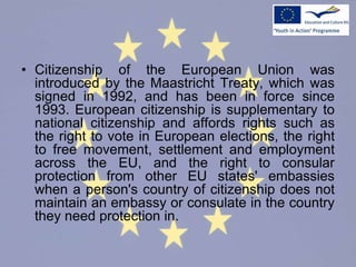 European citizenship | PPTX