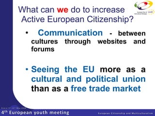 European citizenship (Student work) | PPT