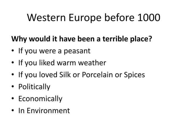 European civilizations test review | PPTX