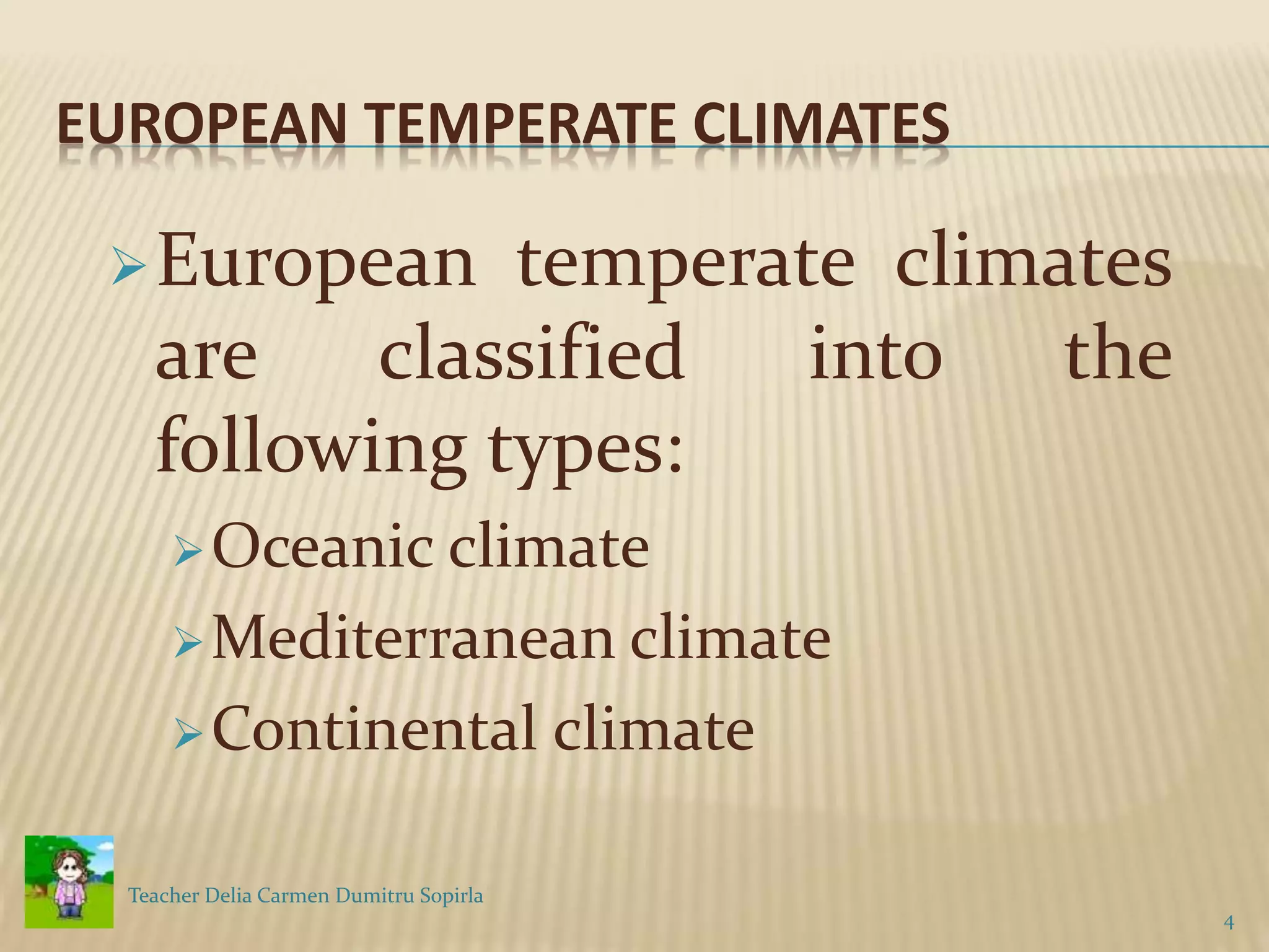 European climates | PPTX