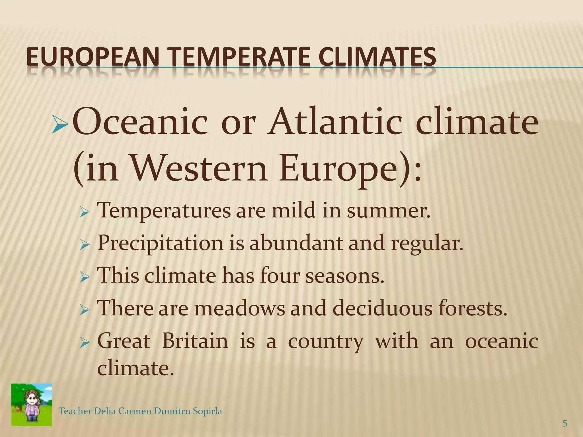 European climates | PPTX