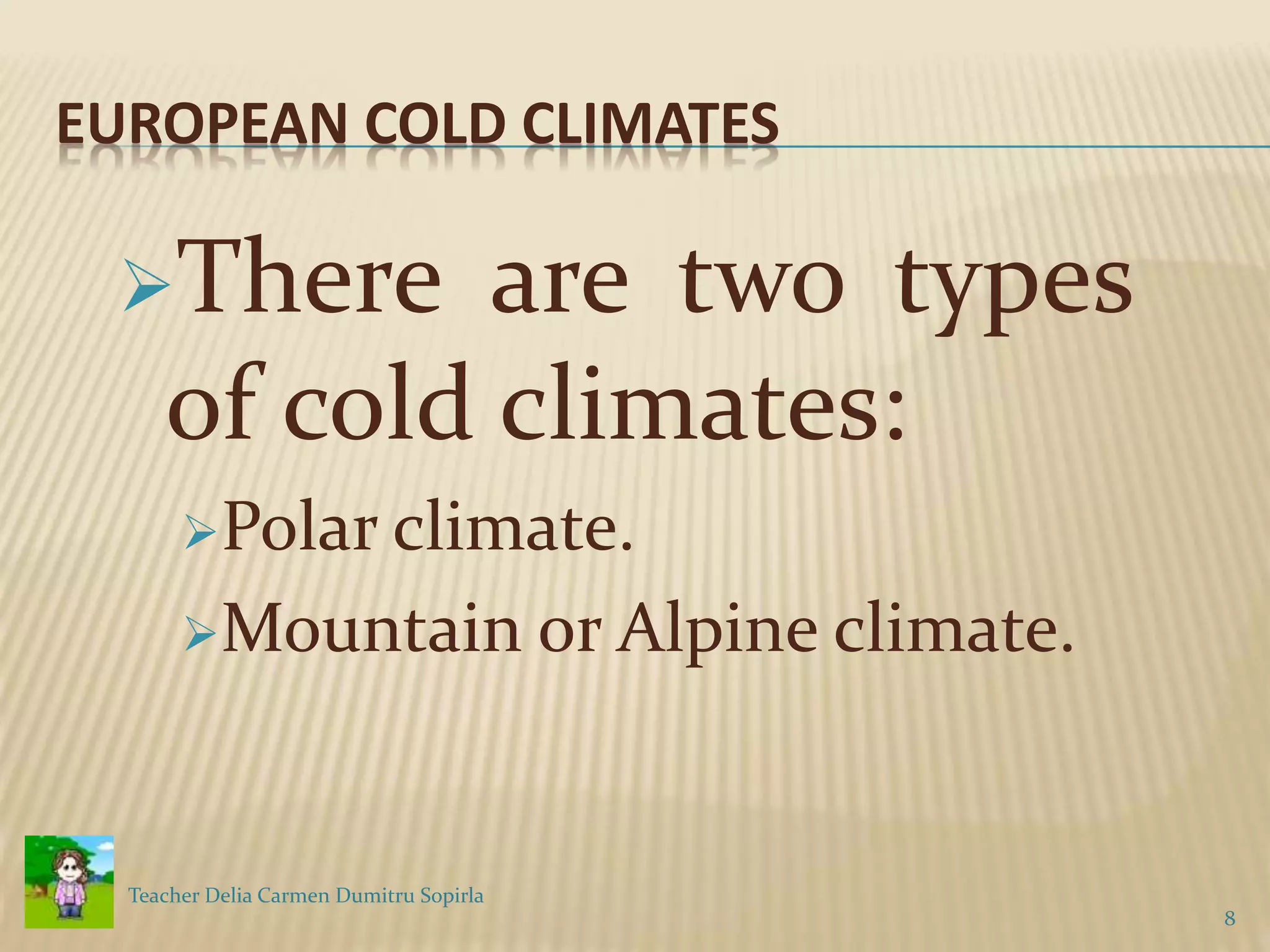 European climates | PPTX