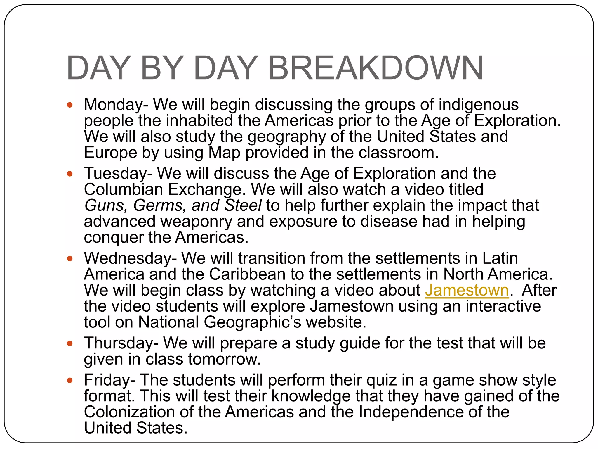 European colonization in the americas | PPTX