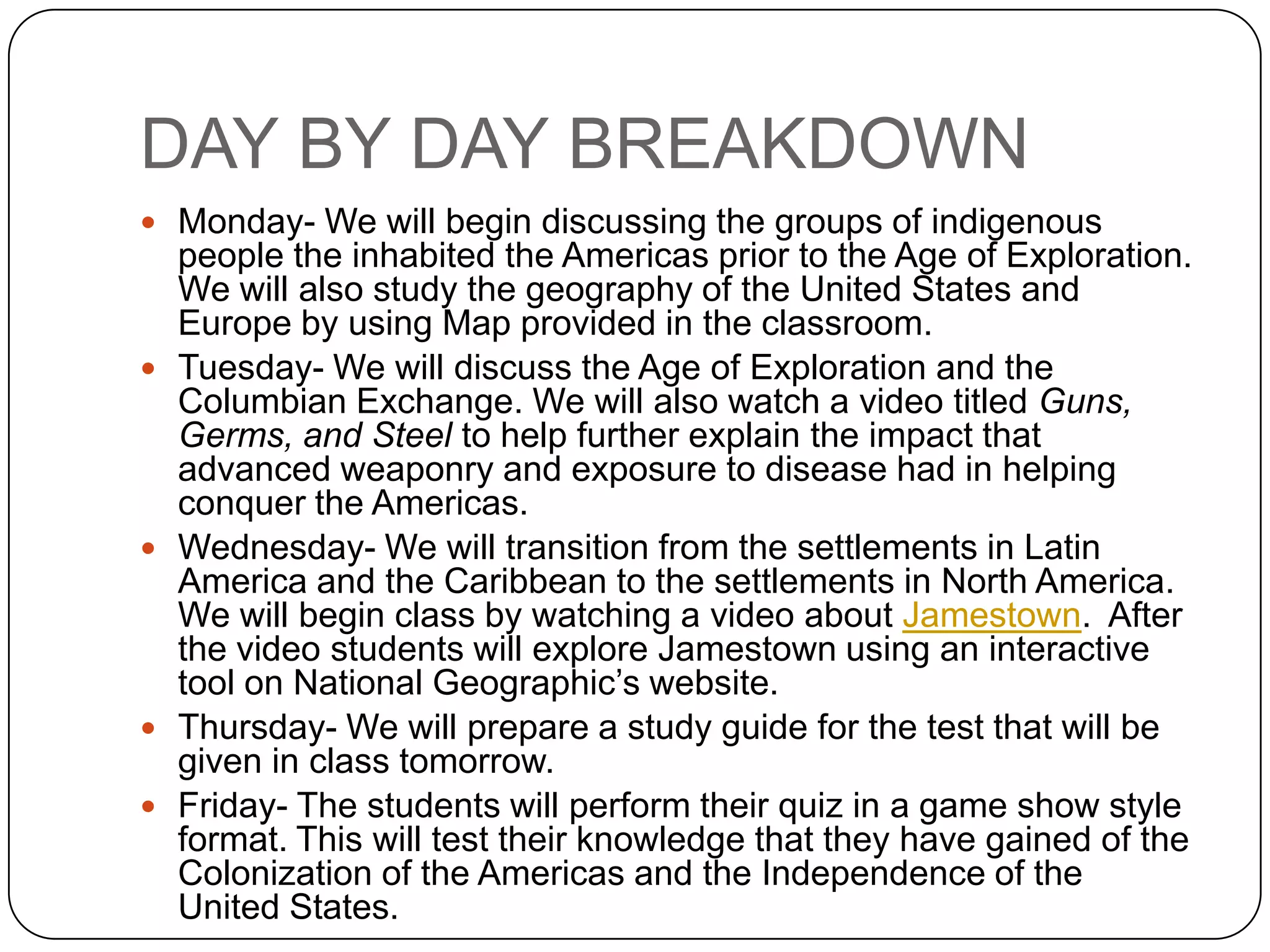 European colonization in the americas | PPTX