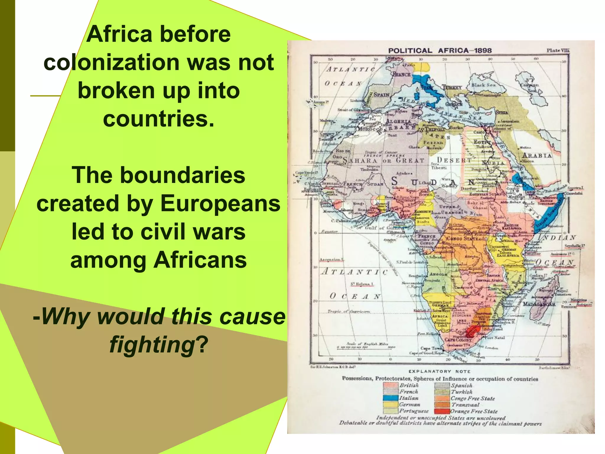 European colonization of africa | PPT | Death, Injury, or Military ...