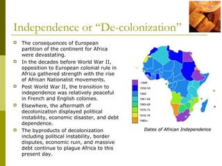 European colonization of africa | PPT | Death, Injury, or Military ...