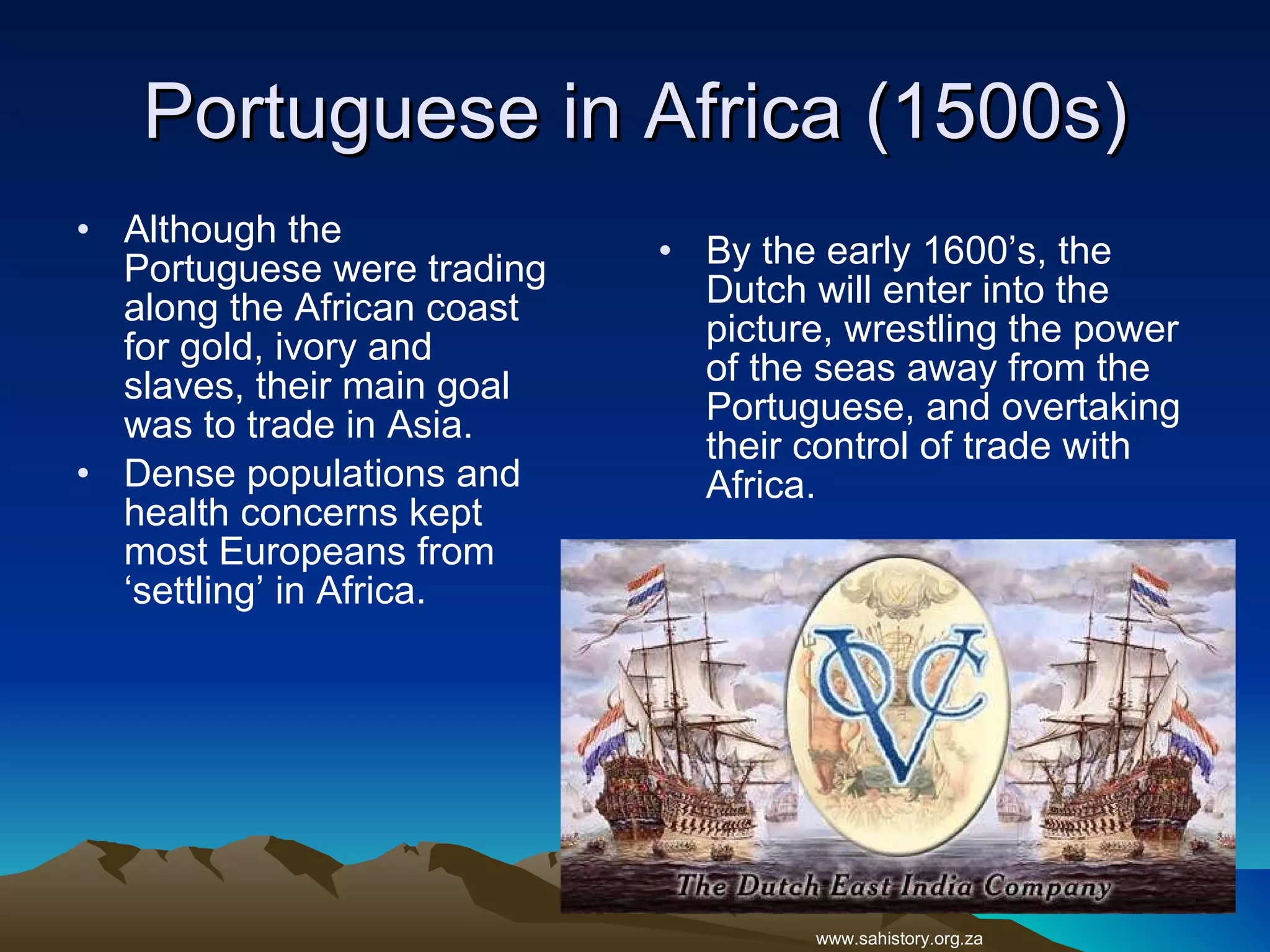 European contact with africa | PPT