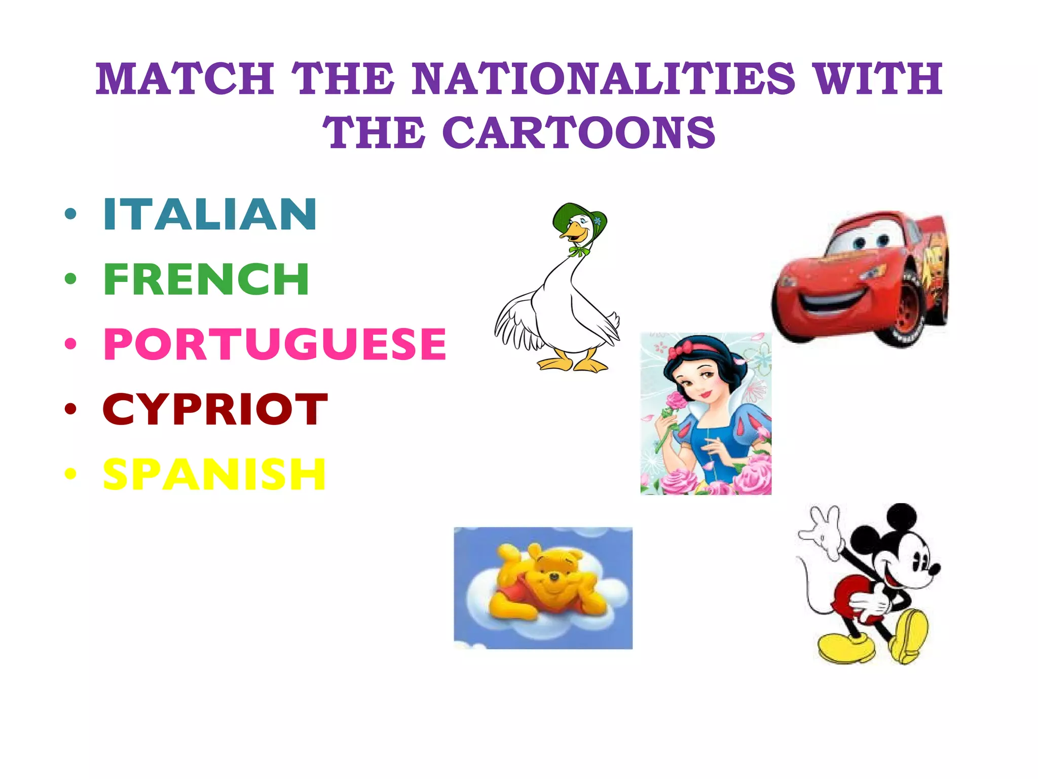 European Countries And Nationalities 1 | PPT