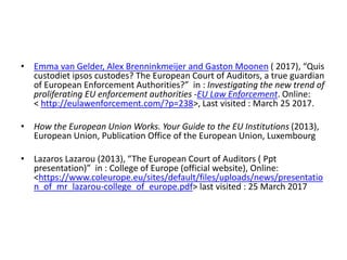European court of auditors | PPT