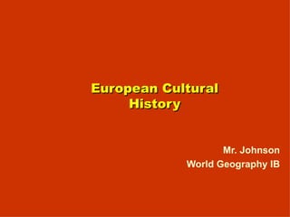 European Cultural3 | PPT