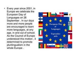 European day of languages | PPT