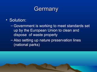 European environmental issues | PPT