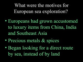 European exploration | PPT