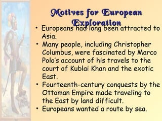 Age of European Exploration | PPT