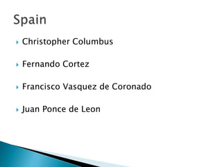 European explorers | PPTX