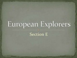 European explorers | PPTX