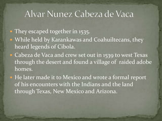 European Explorers in Texas | PPTX