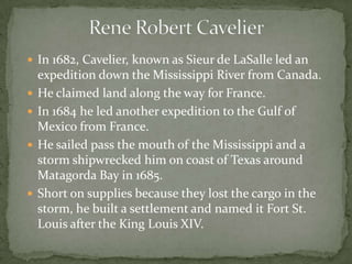 European Explorers in Texas | PPTX