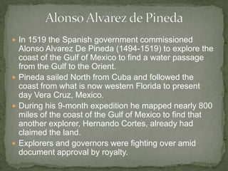 European Explorers in Texas | PPTX