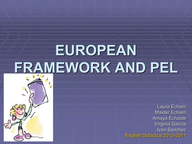 European framework and pel | PPT
