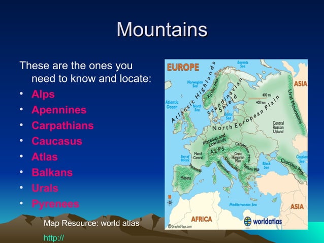 European geography | PPT